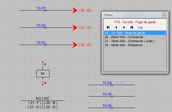 La gestion des numéros de folio